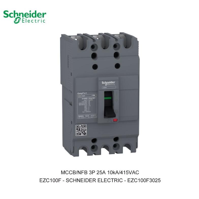 Jual MCCB SCHNEIDER EZC100F 3P/3T 25A 10kA - EZC100F3025 | Shopee Indonesia