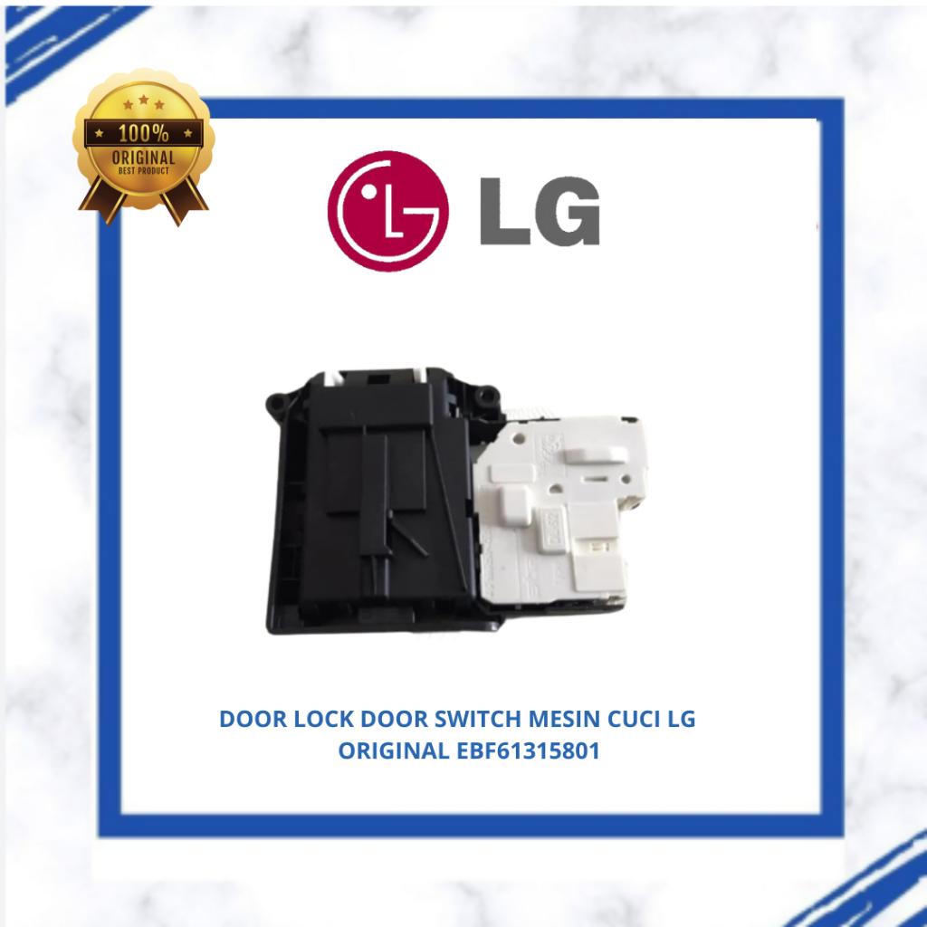 Jual DOOR LOCK DOOR SWITCH MESIN CUCI LG FC1208N5W FV1411S5WN ORIGINAL ...