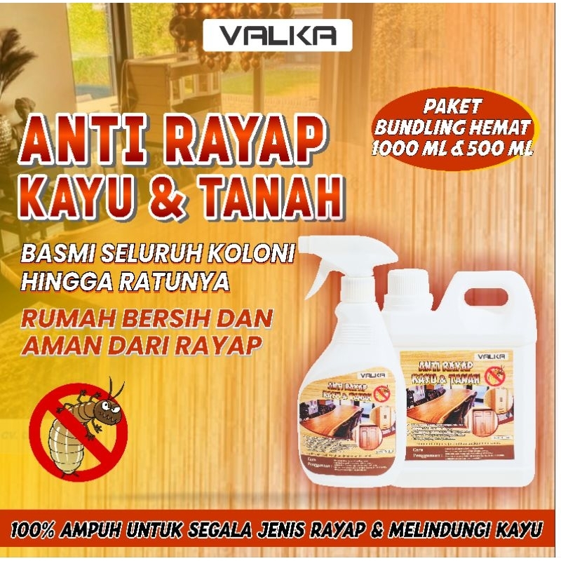 Jual (Paket) Obat Pembasmi Anti Rayap Kayu dan Tanah Semprot Ampuh ...