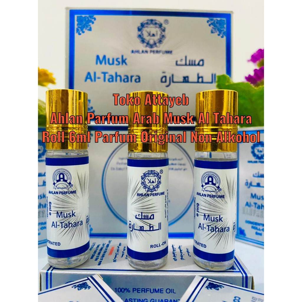 Jual Ahlan Parfum Arab Musk Al Tahara Roll 6ml Parfum Original Non ...