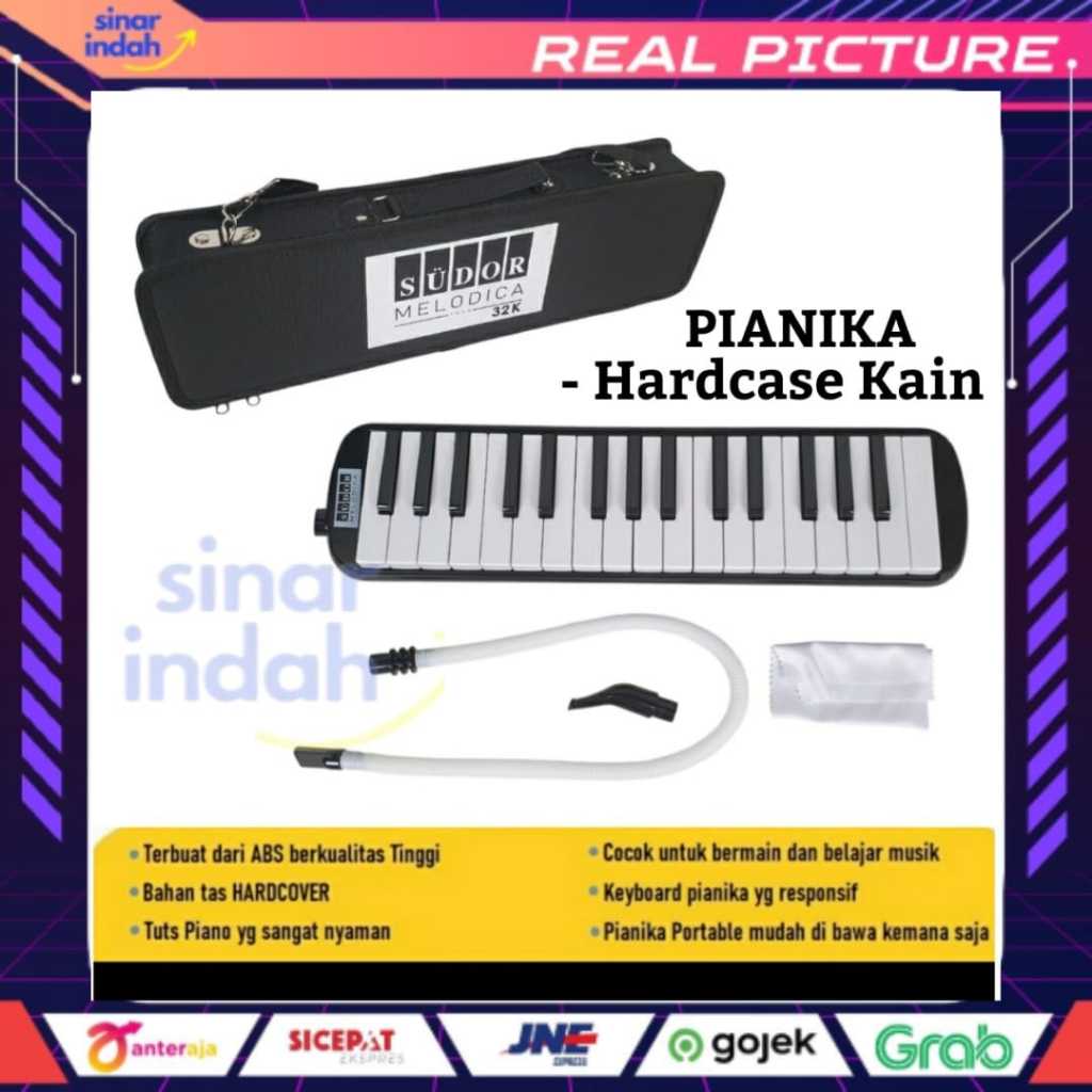 Jual Pianica Pianika Hardcover Alat Musik Tiup Box Koper Kain Melodika ...