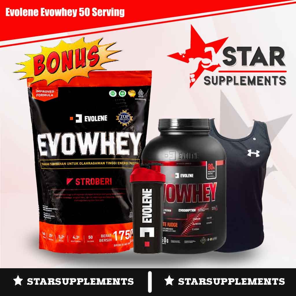 Jual Evolene Evowhey 50 Sachet / Evolene Whey Protein Evosorption 50 ...