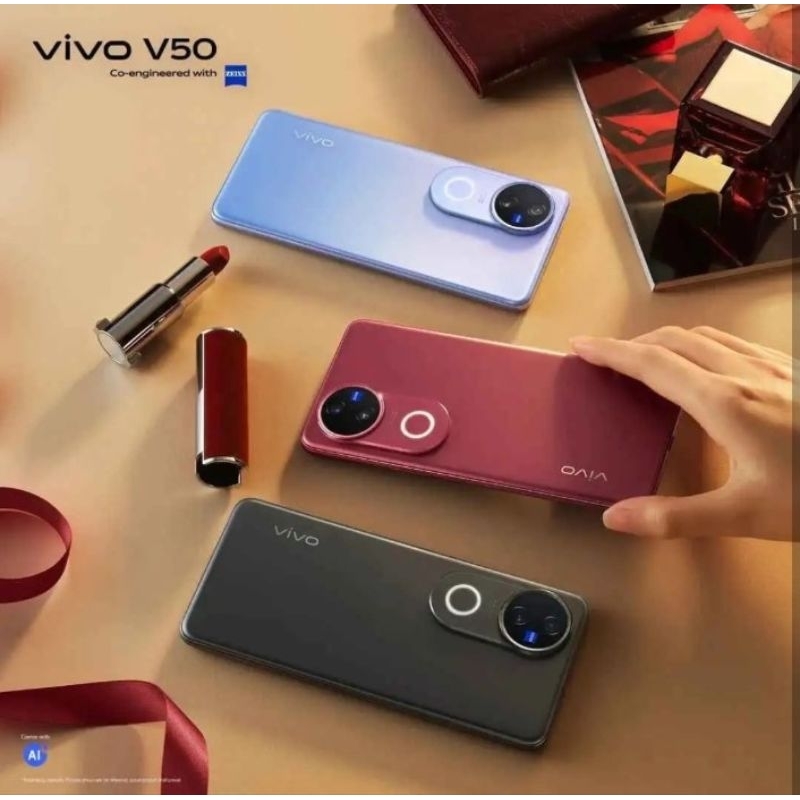 Jual VIVO V50 ZEISS RAM 12/256 GB baterai 6.000 mah garansi resmi original | Shopee Indonesia