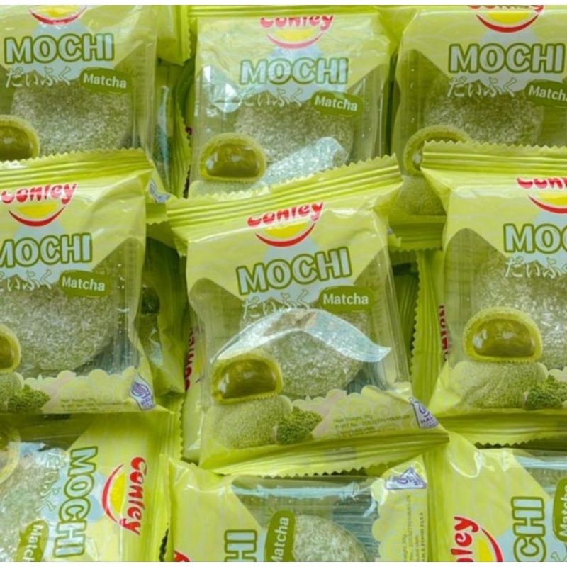 Jual Conley Mochi Cemilan Manis Rasa Matcha Kemasan 30gr x 5 pcs ...