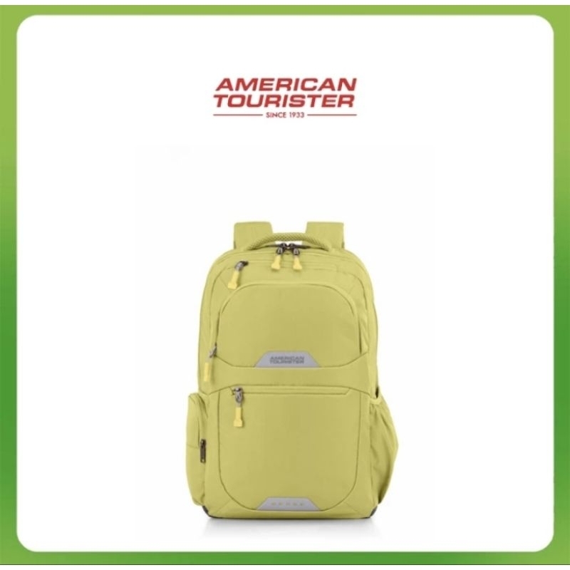 Jual American Tourister Brett BTS Tas Backpack 02 Laptop 31 Liter Lime ...