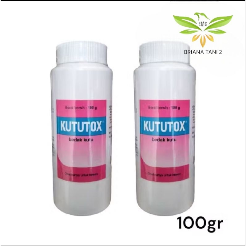Jual Kututox 100gr Bedak Kutu Gatal Jamur Untuk semua jenis Hewan ...