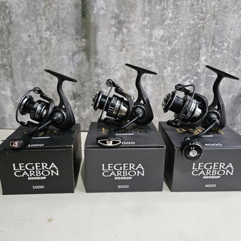 Jual HOOKUP LEGERA CARBON SW seal spinning reel power handle | Shopee ...