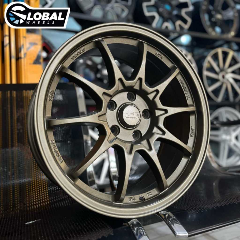 Jual Velg Mobil Jdm Ce28 Ring 18 Single Pcd 5X114,3 HSR Srd Original Bronze Bestfor Innova,Brv ...