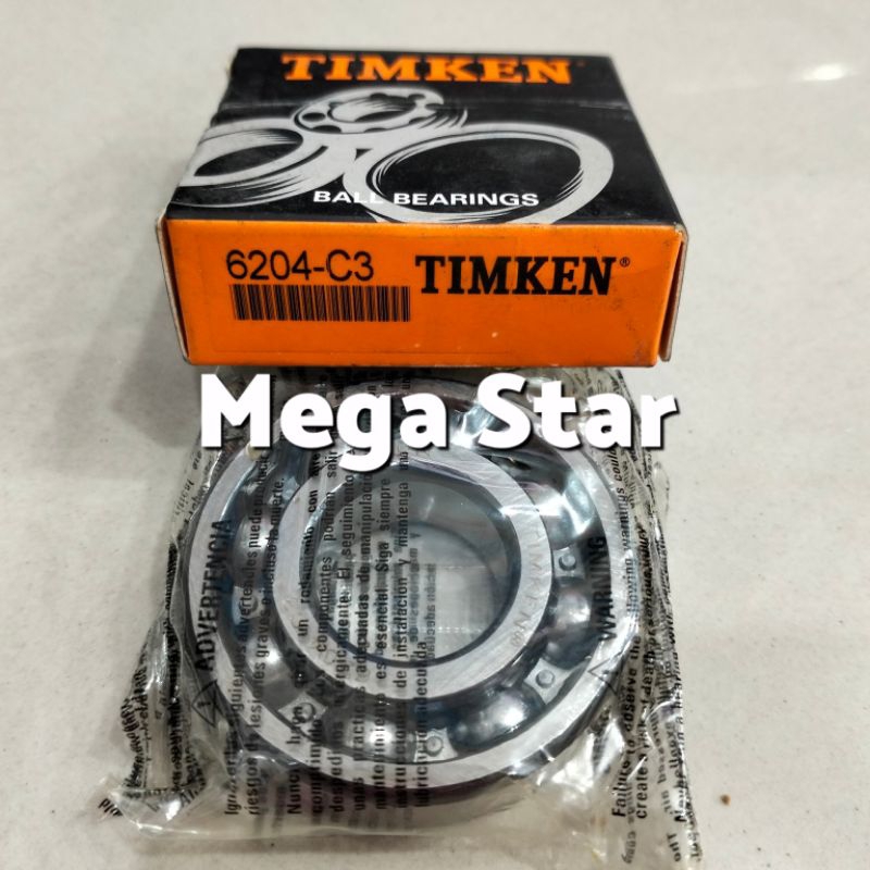 Jual BEARING 6204 C3 TIMKEN asli | Shopee Indonesia