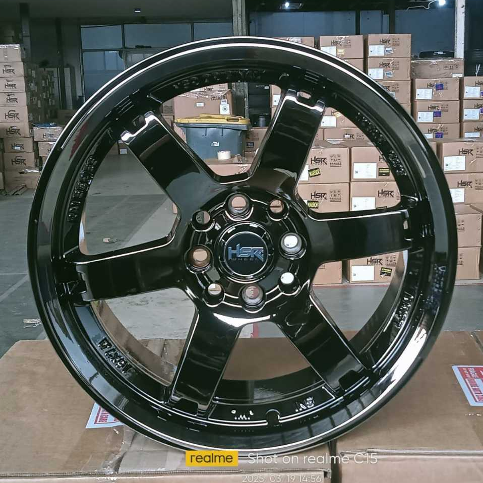 Jual velg hsr rai s3 ring 16 black chrome mobil avanza xenia agya jazz swift sigra yarsi mobilio ...