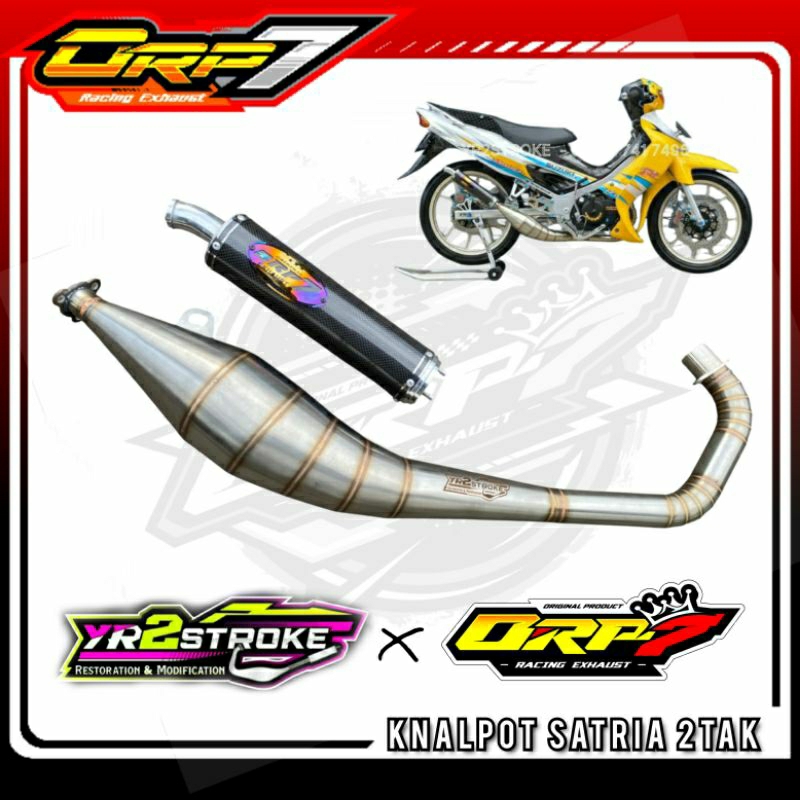 Jual Knalpot Satria 2tak Silincer Carbon Kevlar Original ORP7 x ...
