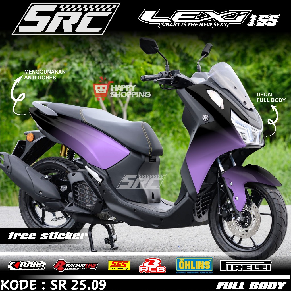 Jual COD Decal Sticker Full body Yamaha Lexi 155 2024 2025 Sticker Full ...