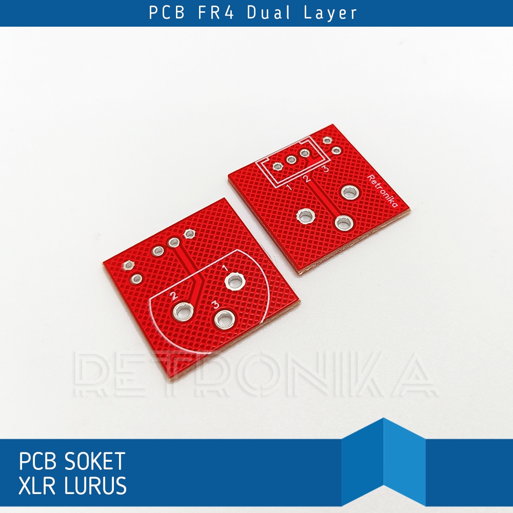 Jual PCB Soket XLR Lurus - Dual Layer | Shopee Indonesia