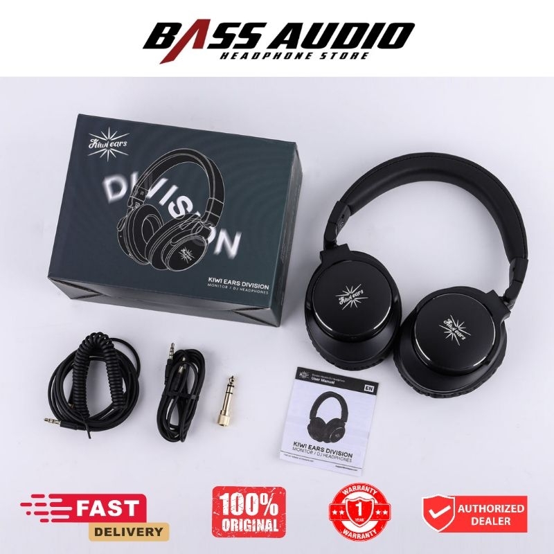 Jual Kiwi Ears Division 40mm Dynamic Driver Monitor DJ Headphones ...