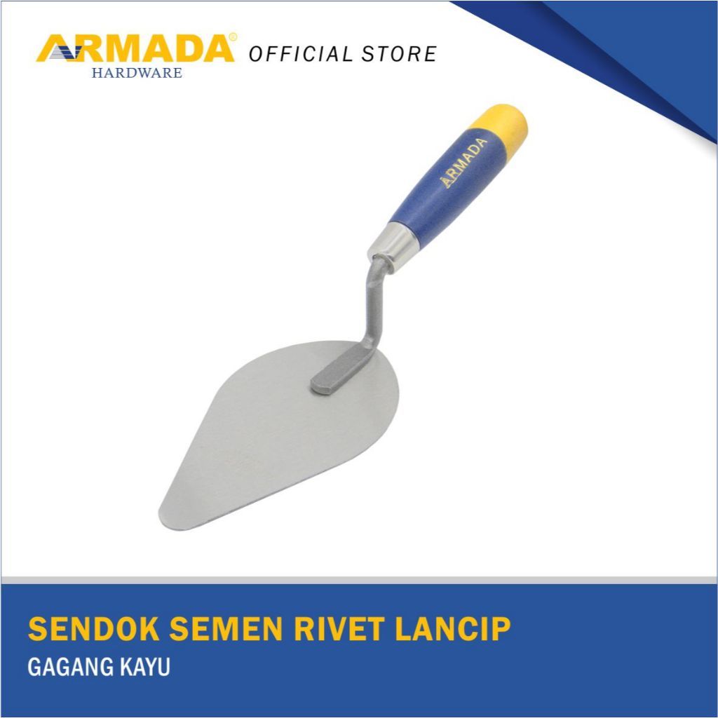 Jual ARMADA Sendok Semen Lancip Gagang Kayu Cetok Semen Cetok Sekop ...