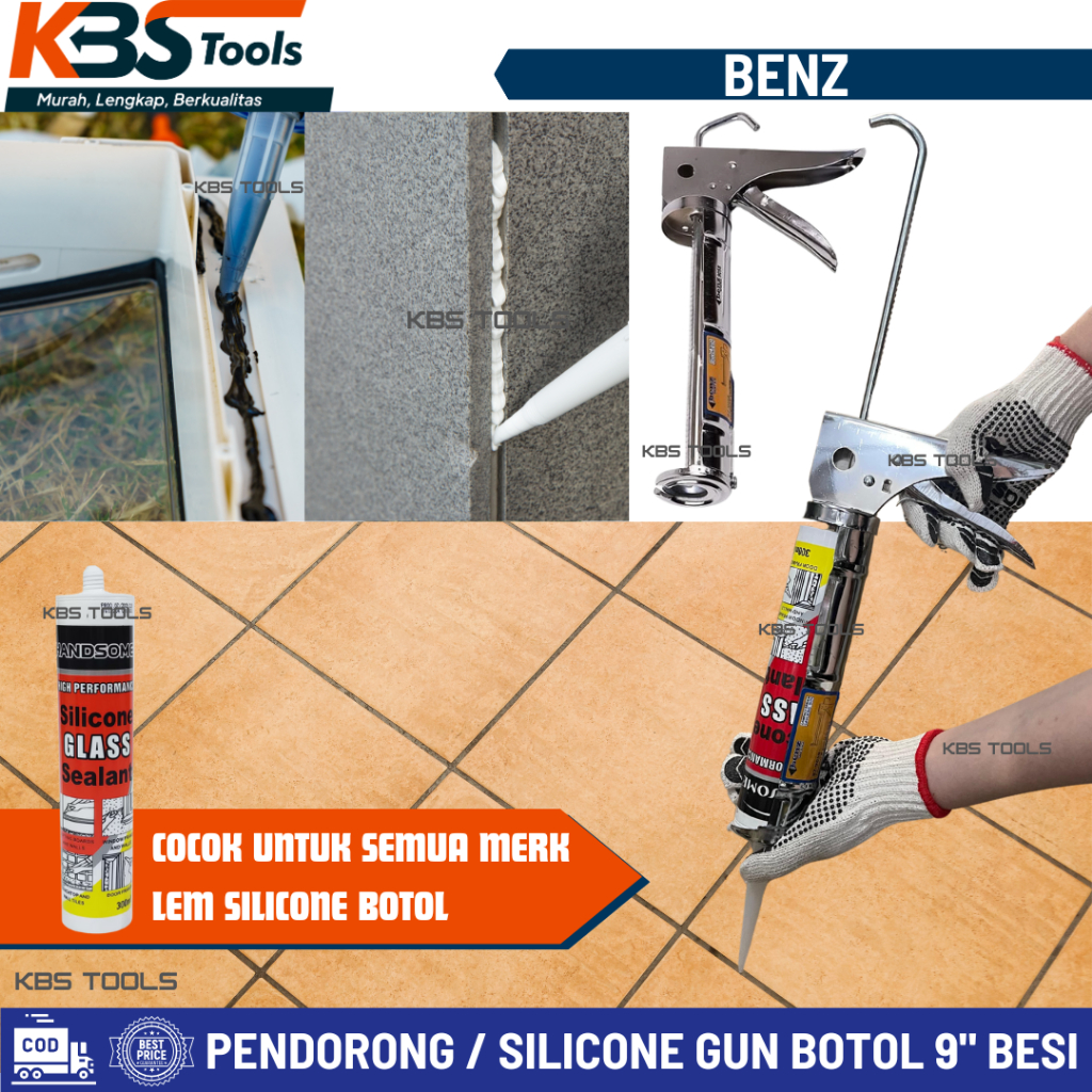 Jual Alat Pendorong Lem Silicone - Tembakan Lem Kaca Sealant Silikon ...