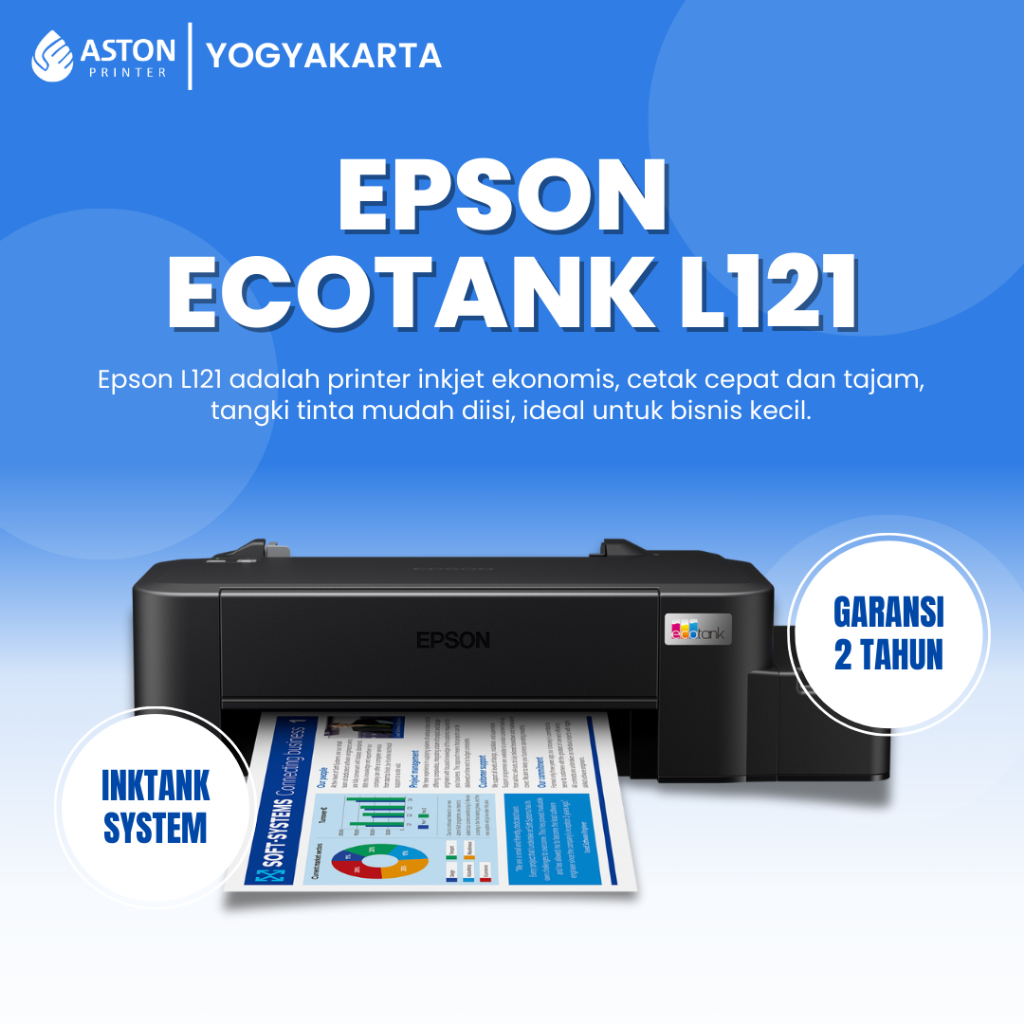 Jual Printer Epson L121 Inkjet Color - Cetak Hemat Tinta untuk Rumah ...
