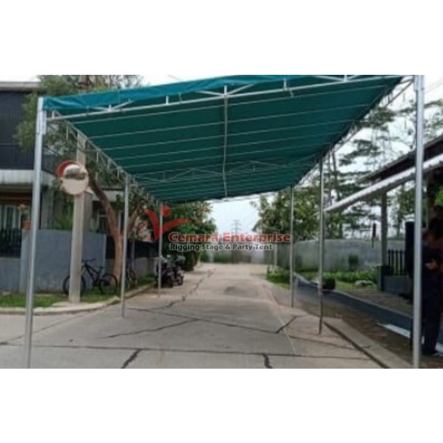 Jual jual tenda model miring 1 sisi ukuran 4x8! | Shopee Indonesia