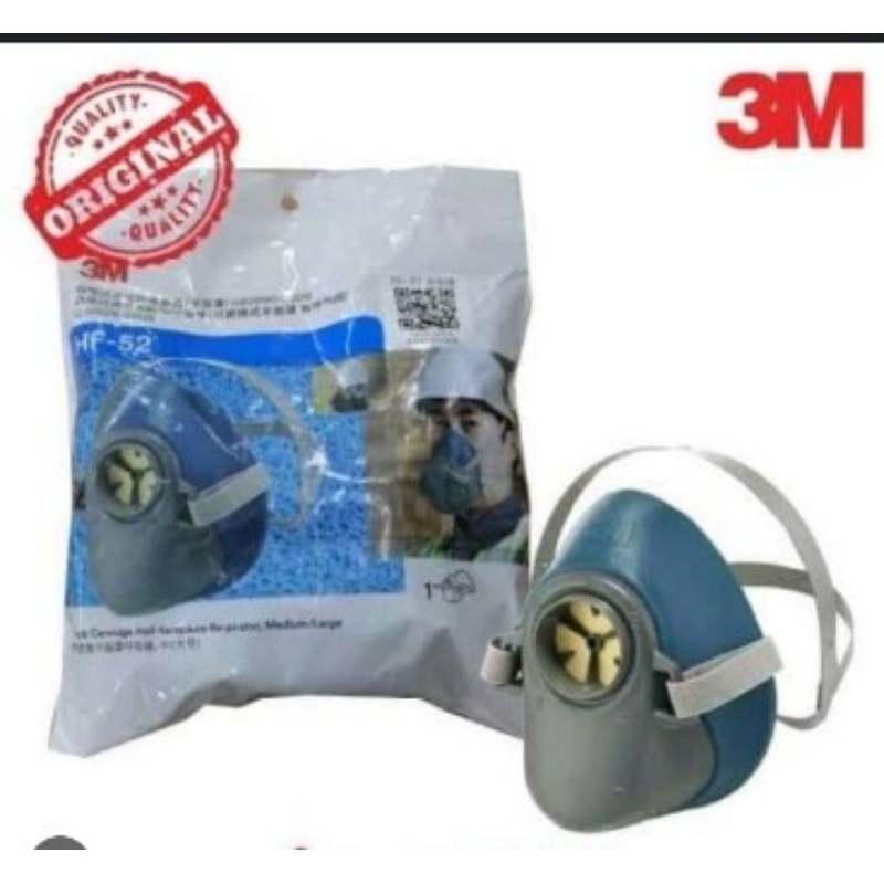 Jual masker respirator kimia 3M HF-52 original | Shopee Indonesia