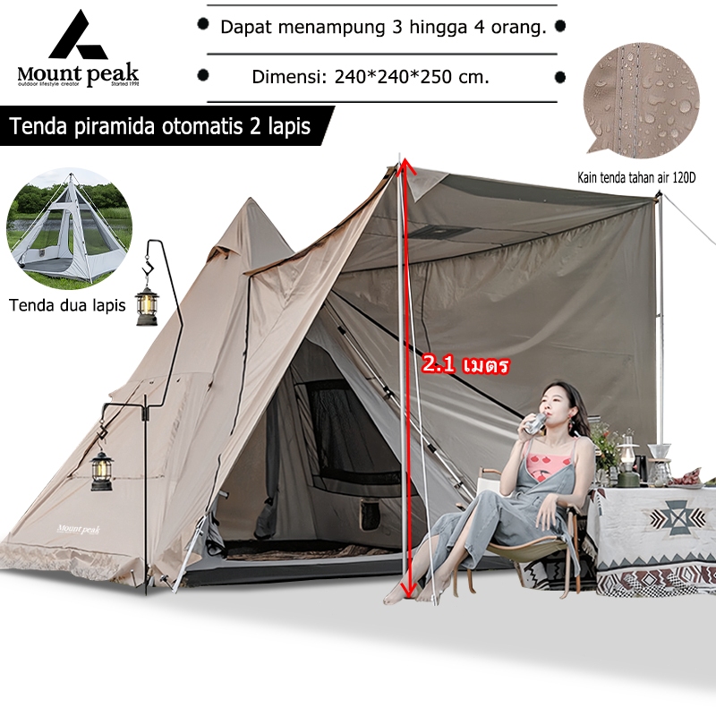 Jual Mountpeak Tenda Camping Outdoor Keluarga tenda Tenda Glamping ...