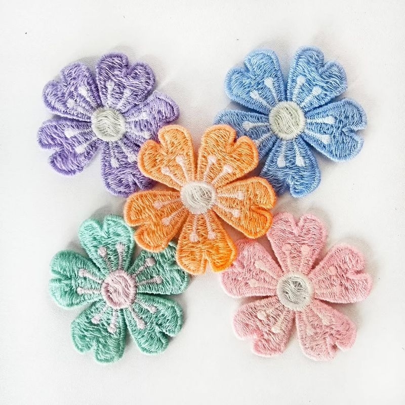 Jual patch croschet bunga 5cm, patch rajut knit wool | Shopee Indonesia