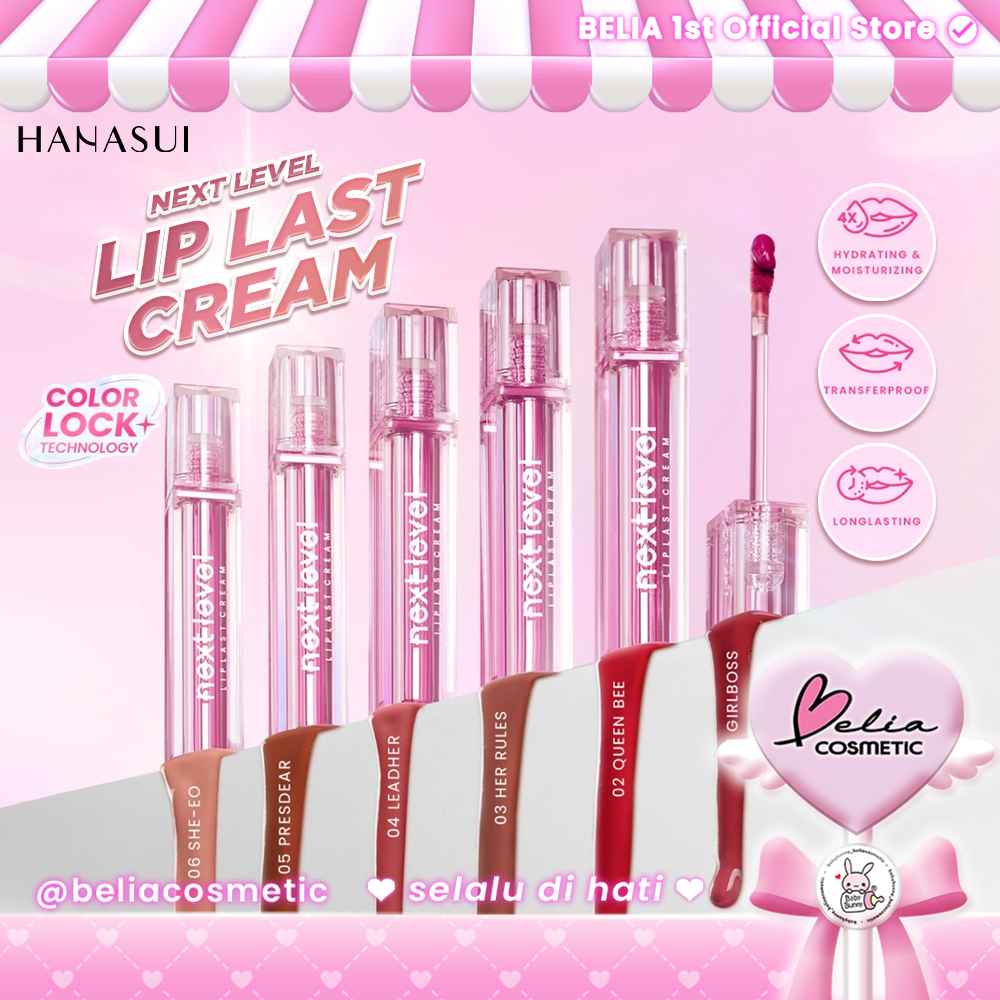 Jual BELIA HANASUI Next Level Liplast Cream | Tahan Lama Pigmented ...