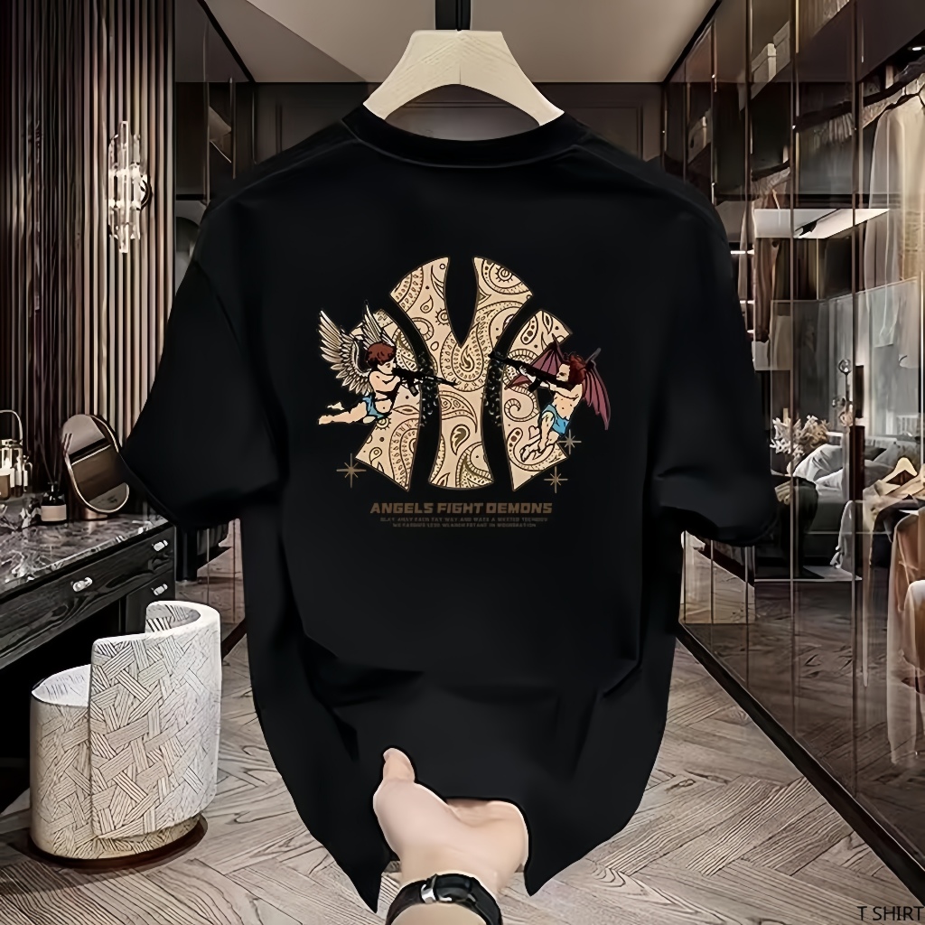 Jual (COD)T Shirt Pria baju kaos pria kaos cowok kaos branded musim ...
