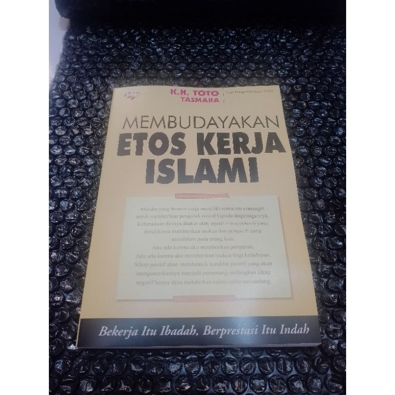 Jual buku membudayakan etos kerja islami oleh Toto tasmara | Shopee Indonesia