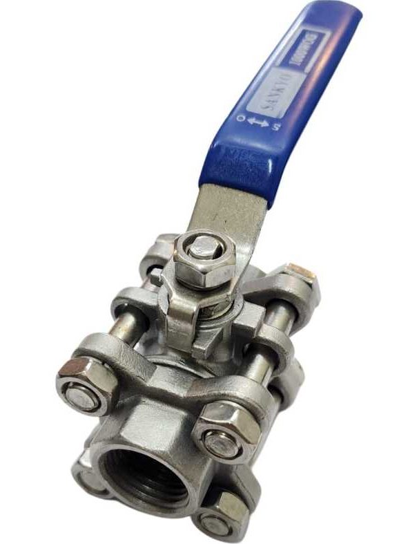 Jual 2-1/2" INCH BALL VALVE / STOP KRAN STAINLESS STEEL SS 316 MODEL 3PC SANKYO | Shopee Indonesia