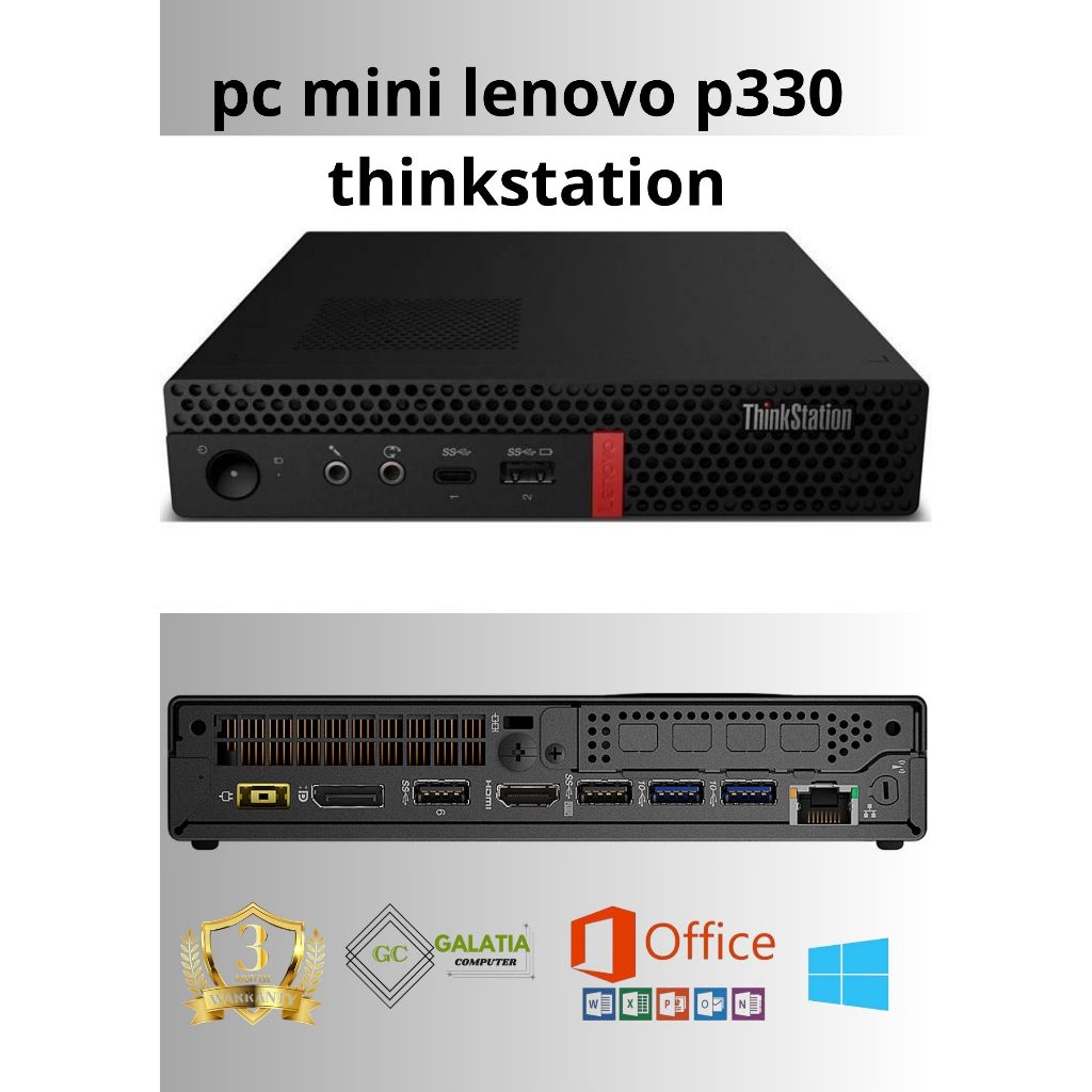 Jual pc mini lenovo p330 thinkstation i7 gen9 ram 32gb/ssd 1tb cocok ...