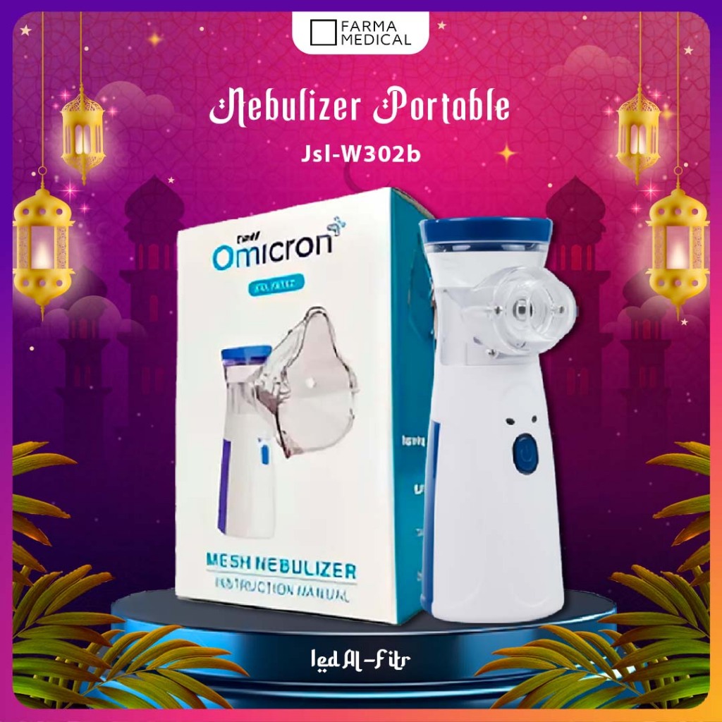 Jual Alat Terapi Uap Portable Nebulizer Taff Omicron JSL W 302 Flu ...