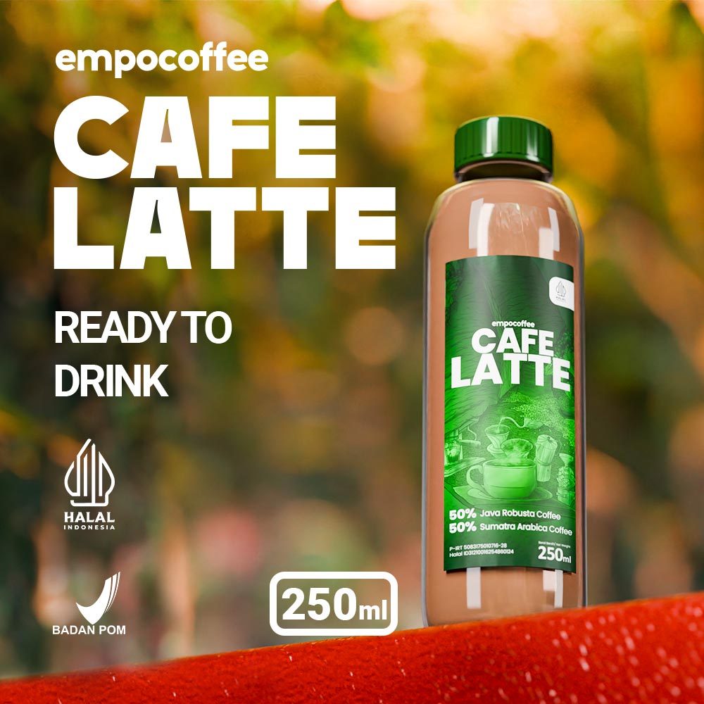 Jual Coffee Cafe Latte 250 ml Minuman Kopi Kekinian Kemasan Botol Siap ...