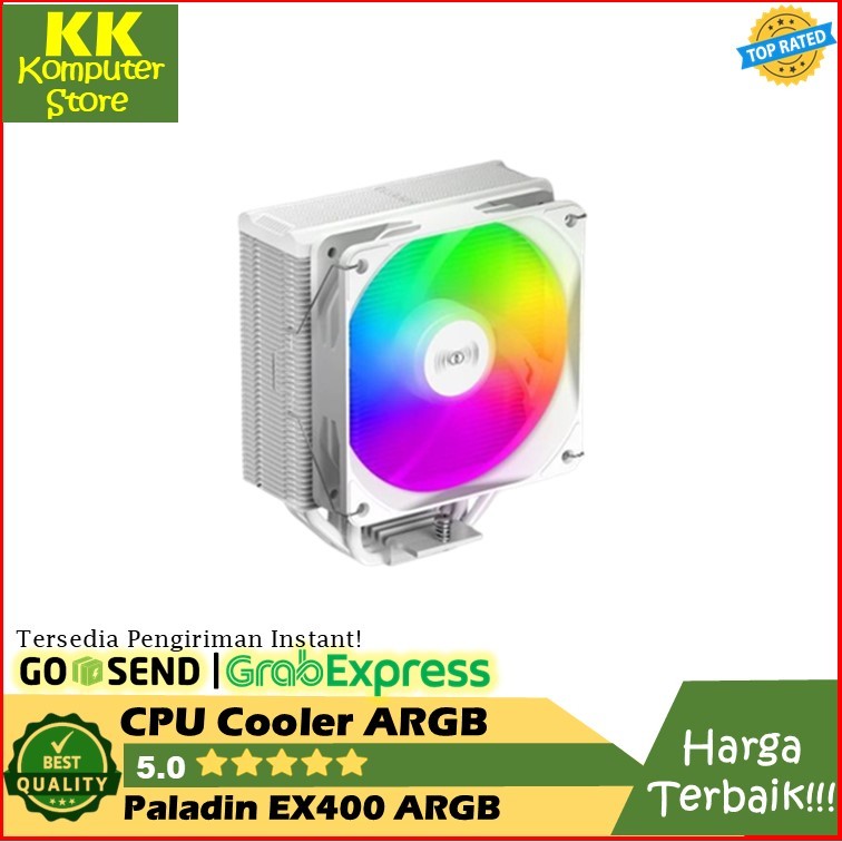 Jual Cpu Cooler PCCOOLER / PC Cooler Paladin EX400 ARGB Cooler 4 Heat ...
