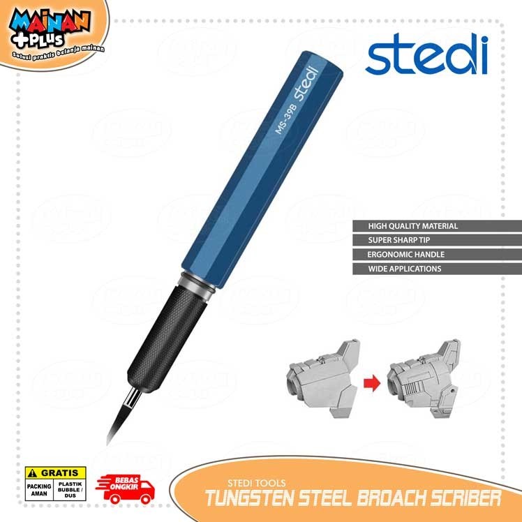 Jual STEDI TOOLS SCRIBER CHISEL HANDLE TUNGSTEN STEEL Gundam Gunpla ...