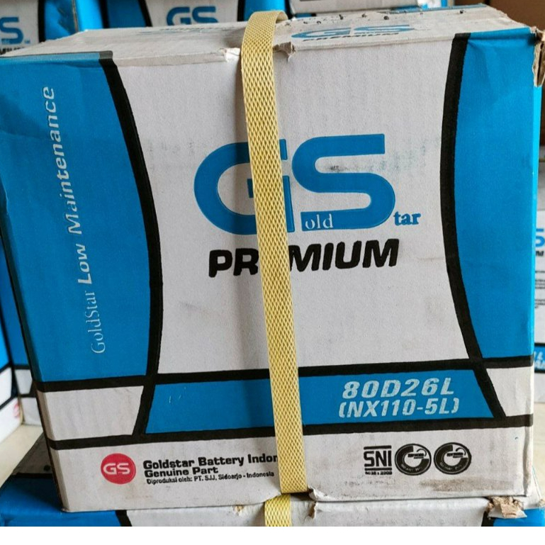 Jual BATERAI GS GOLDSTAR NX110-5L ( 80D26L ) / 80 AH AKI BASAH | Shopee ...