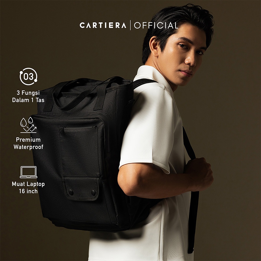 Jual Cartiera Triv 3-in-1 Bag Tas Backpack Pria Selempang Ransel ...
