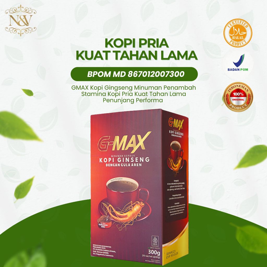 Jual G-MAX- kopi gingseng - kopi tahan lama di ranjang dan kuat - kopi ...