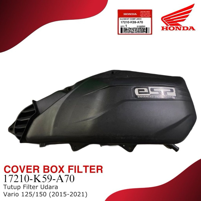 Jual Tutup Box Filter Saringan Udara Vario K59 Vario 150 2018-2021 ...