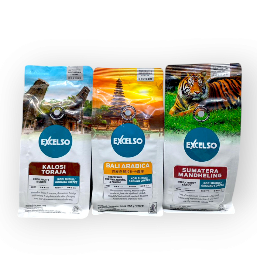 Jual EXCELSO Kopi Bubuk 200gr 200 gr | Shopee Indonesia