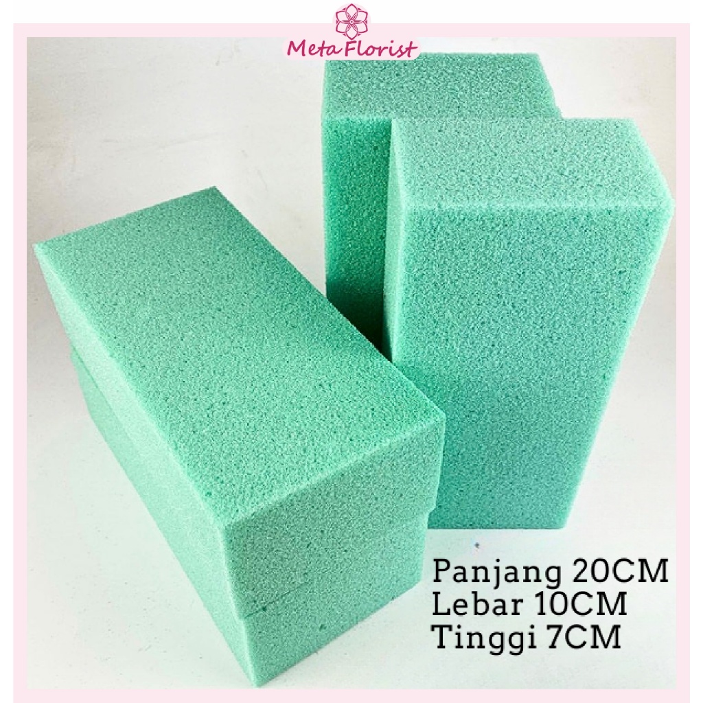 Jual Busa Bunga Buket Sterofoam Oasis Bunga Floral Foam Gabus Dry ...
