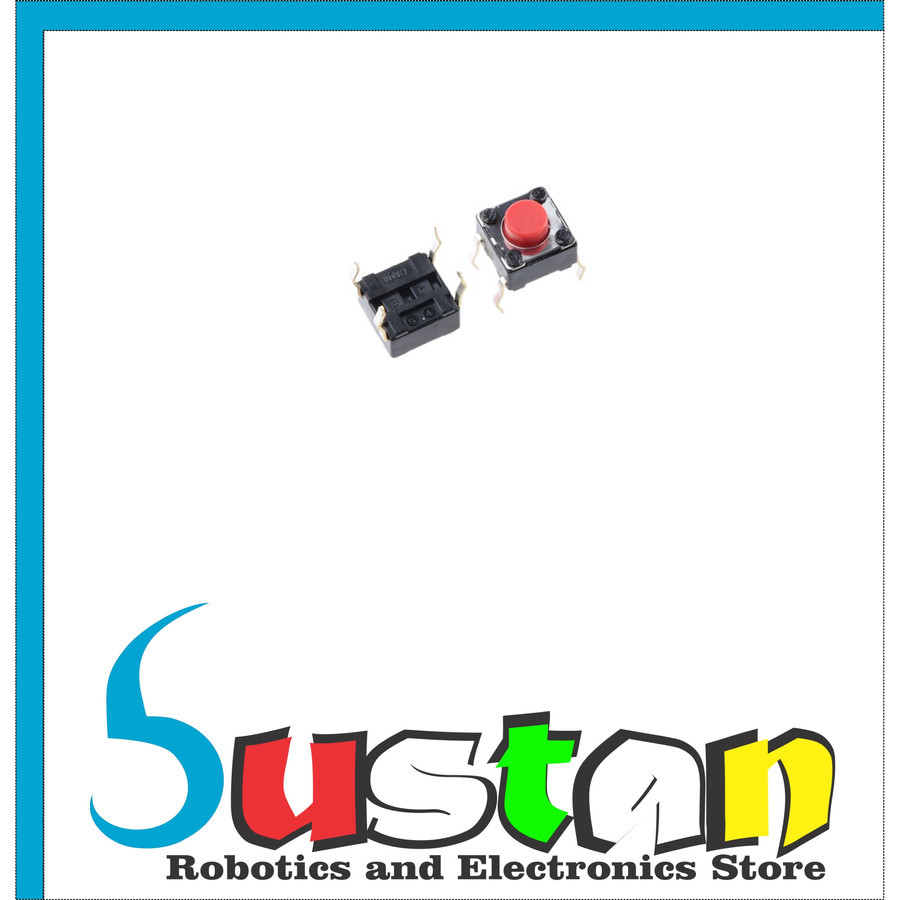 Jual Mini Micro Momentary Tactile DIP-4 Pin Red Switch Push Button Reset | Shopee Indonesia