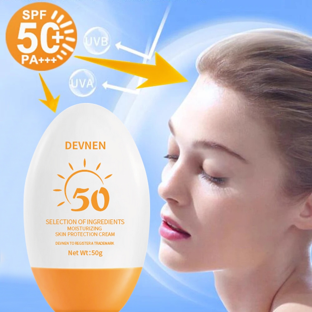 Jual SUNSCREEN SPF 50 SUNBLOCK UV PROTECTIN badan wajah krim Sunblock ...