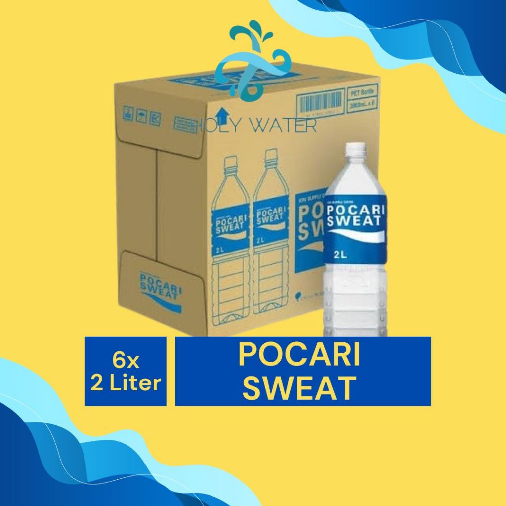 Jual (INSTANT / SAMEDAY) POCARI SWEAT 2 LITER Isi 6 BOTOL BESAR Per ...