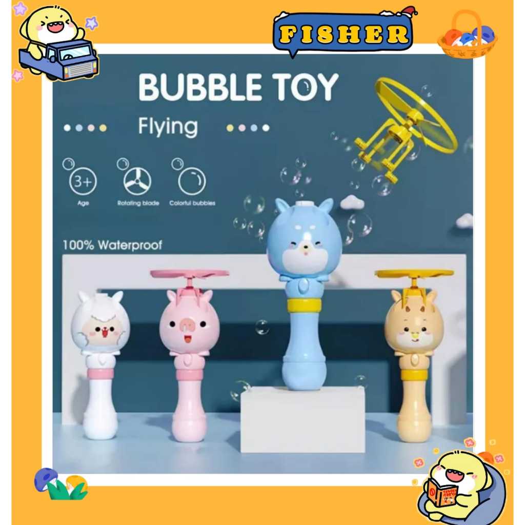 Jual [FISHER] Bubble Toy machine | tembakan baling balon sabun | Bubble ...