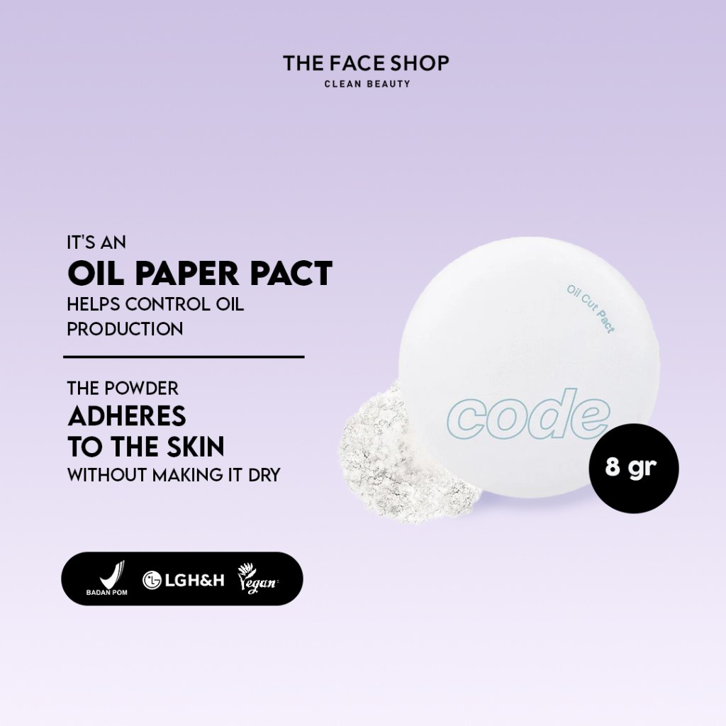 Jual THEFACESHOP [code glokolor] - Oil Cut Pact | Soft & Flawless ...