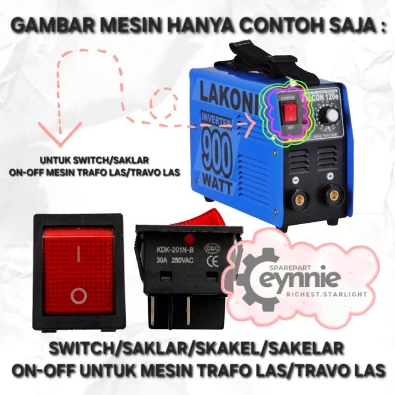Jual SAKLAR MESIN LAS ON OFF TRAFO LAS TRAVO LAS SWITCH MESIN LAS ON ...