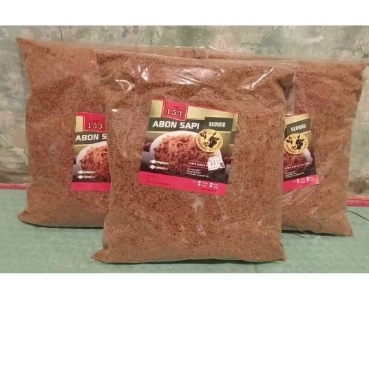 Jual ABON Sapi 153 isi 1 kilo/Abon daging sapi special | Shopee Indonesia