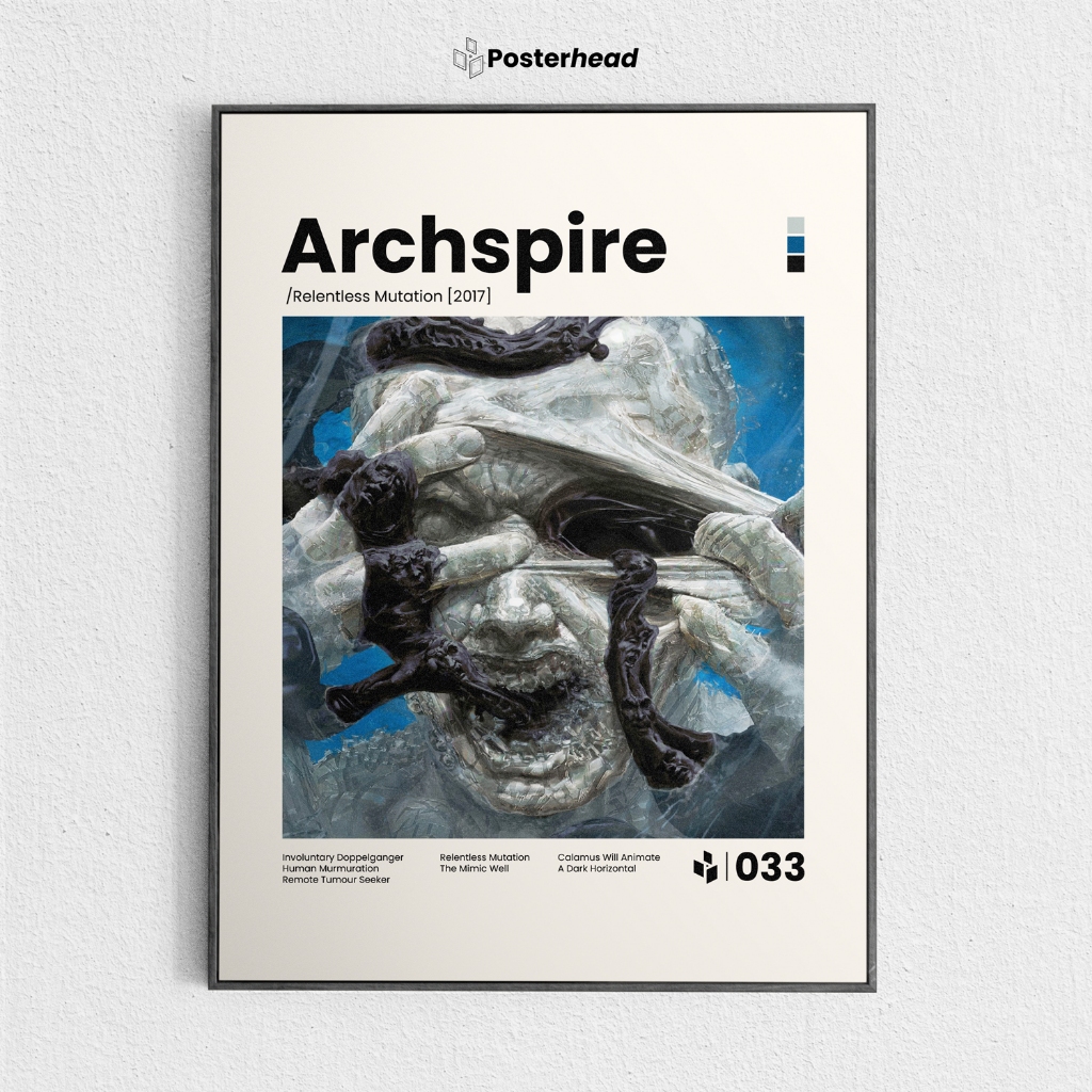 Jual Poster Archspire - Relentless Mutation - Frameblock - Posterhead ...