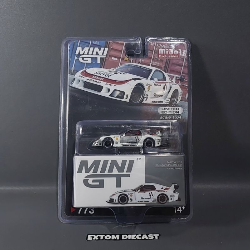 Jual Mini GT 773 Mazda RX7 LBWK White Chase | Shopee Indonesia