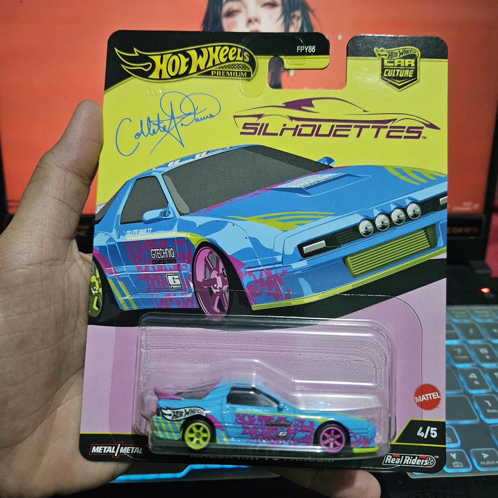 Jual HW Mazda RX7 Pandem Silhouettes Premium Card Hotwheels Mazda RX7 ...